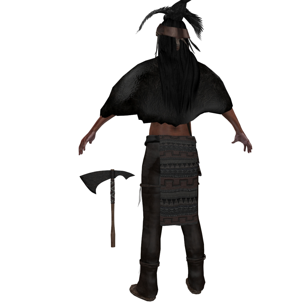 Rigged native american 3D model - TurboSquid 1329444