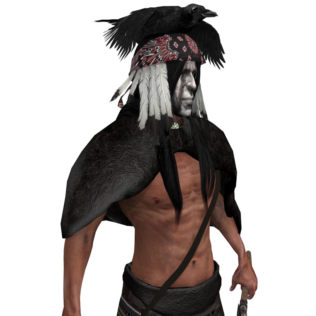 Rigged native american 3D model - TurboSquid 1329444