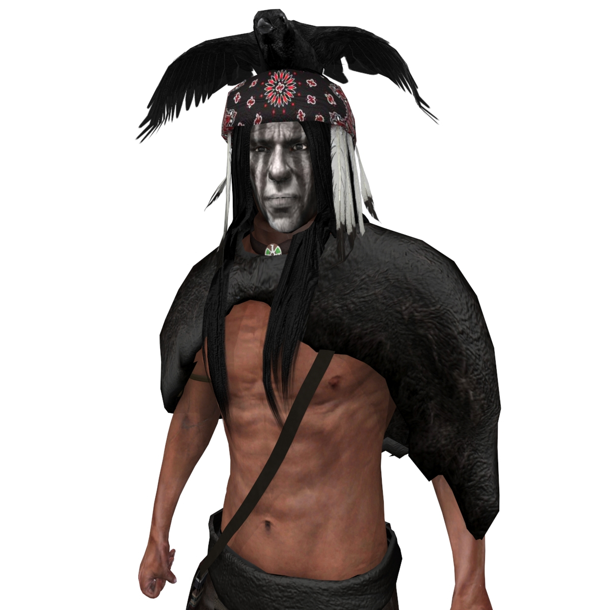 Rigged native american 3D model - TurboSquid 1329444