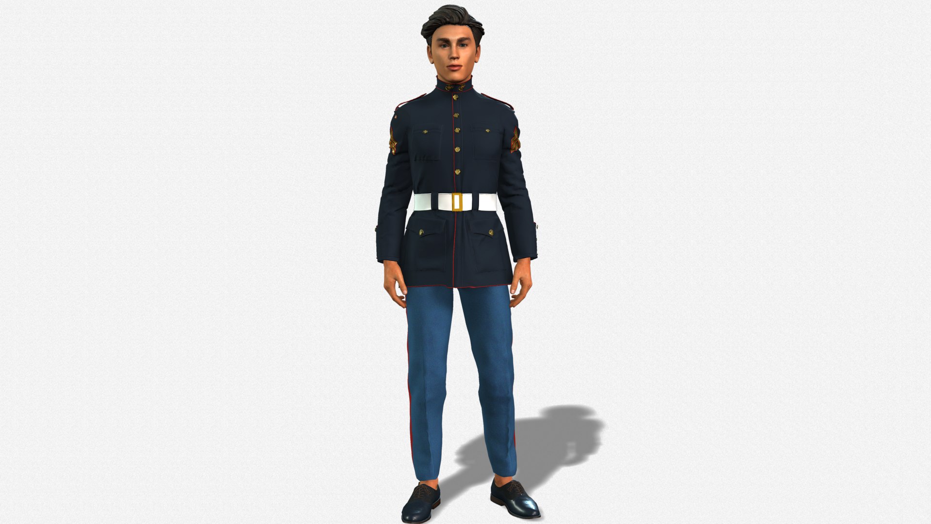 High-Quality 3D Soldier Boy Character Game Ready Rigged And Animated ...