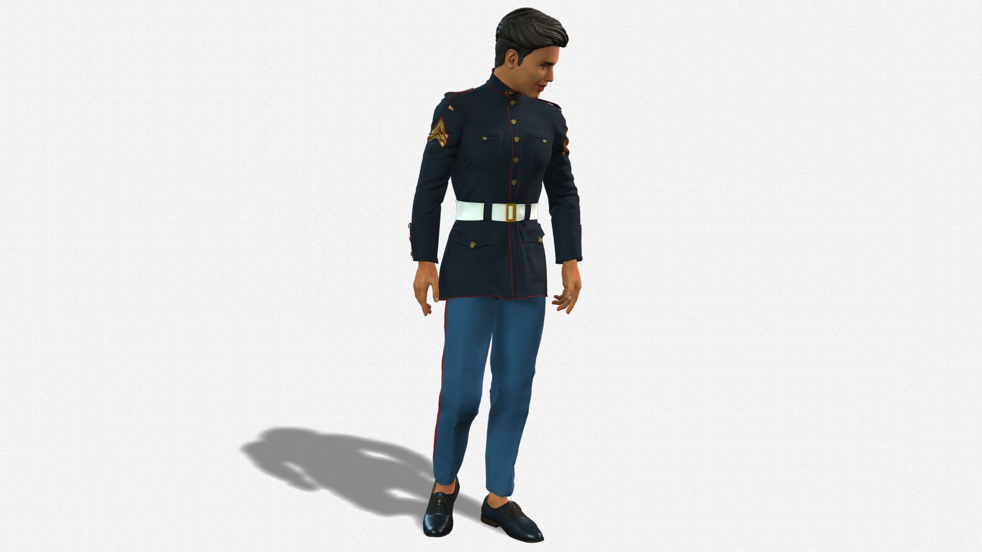 High-Quality 3D Soldier Boy Character Game Ready Rigged And Animated ...