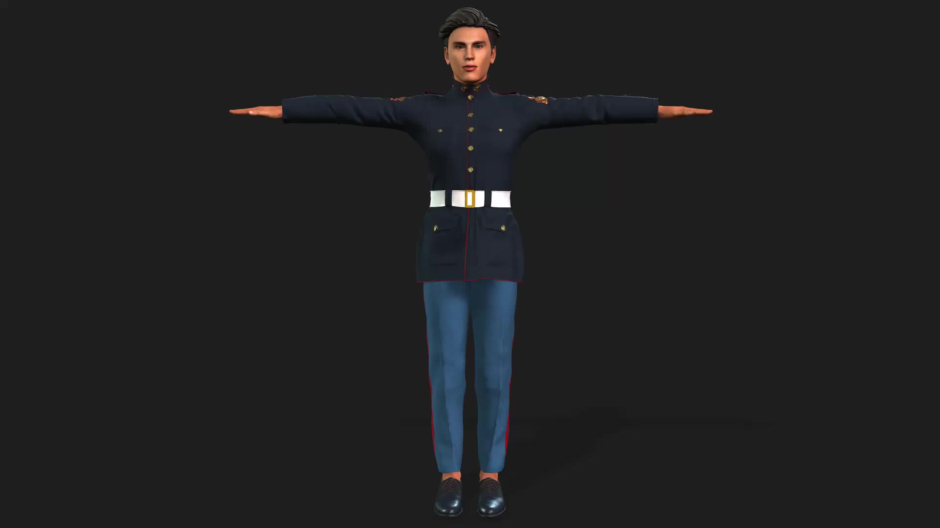 High-Quality 3D Soldier Boy Character Game Ready Rigged And Animated ...
