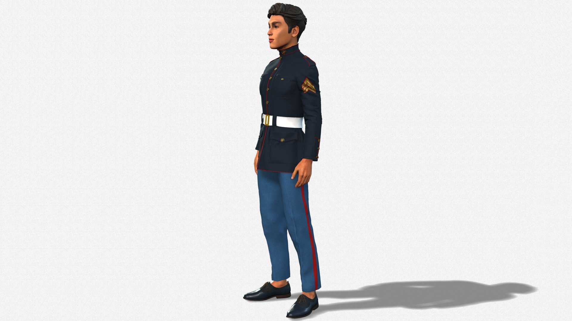 High-Quality 3D Soldier Boy Character Game Ready Rigged And Animated ...