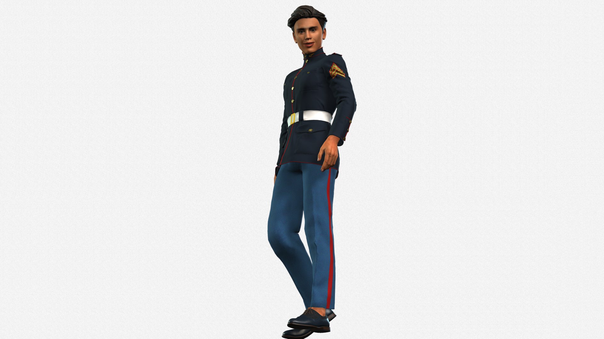 High-Quality 3D Soldier Boy Character Game Ready Rigged And Animated ...