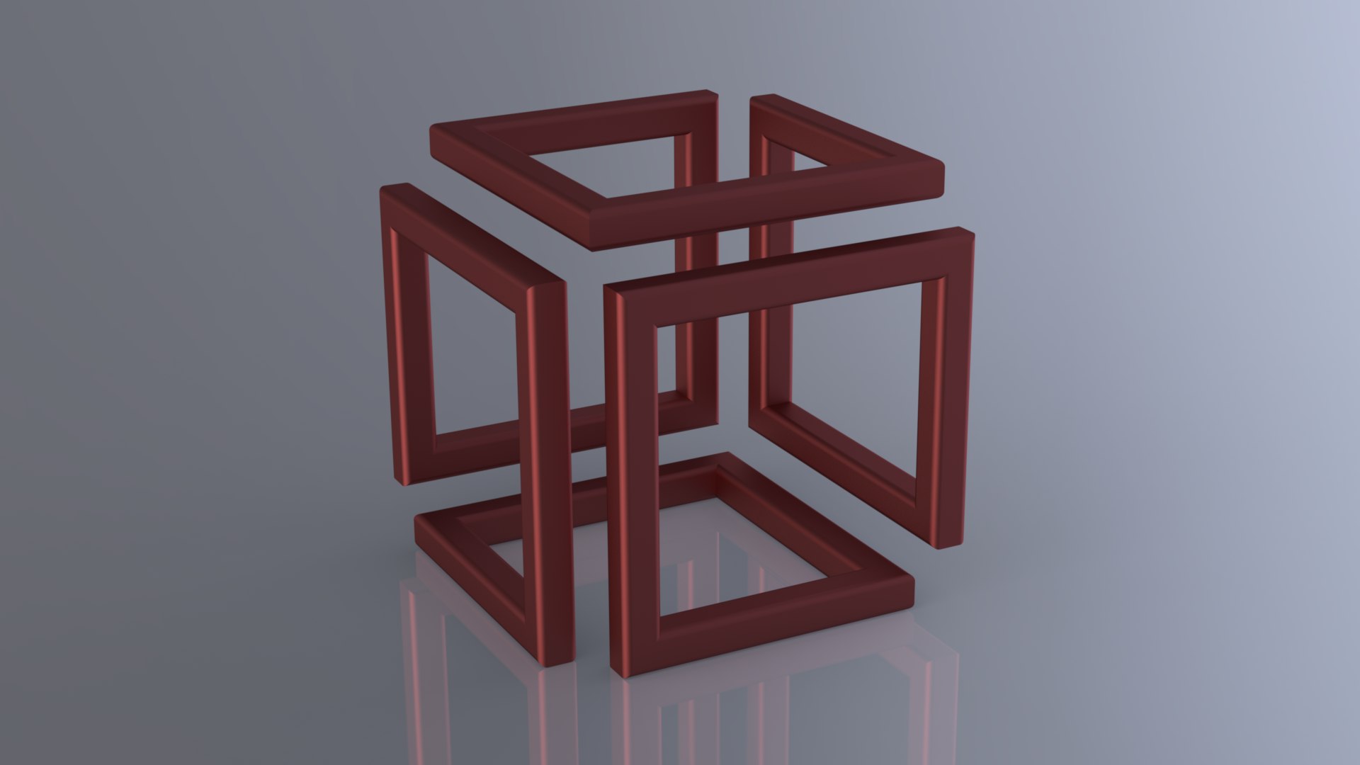 Infinity Cube Model - TurboSquid 2269262