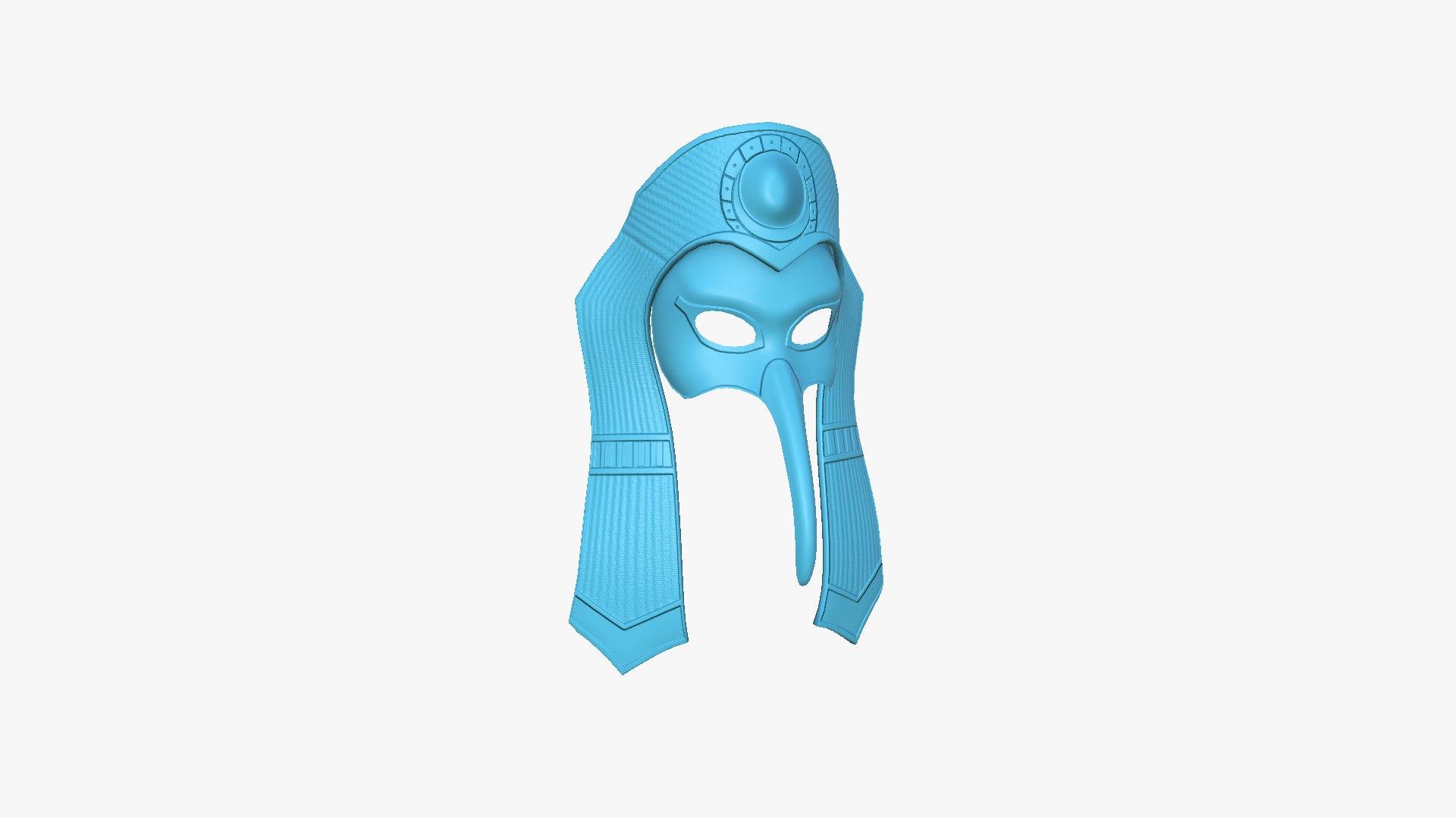 Thoth Mask A05 - Egyptian Gods Character Clothing 3D Model - TurboSquid ...