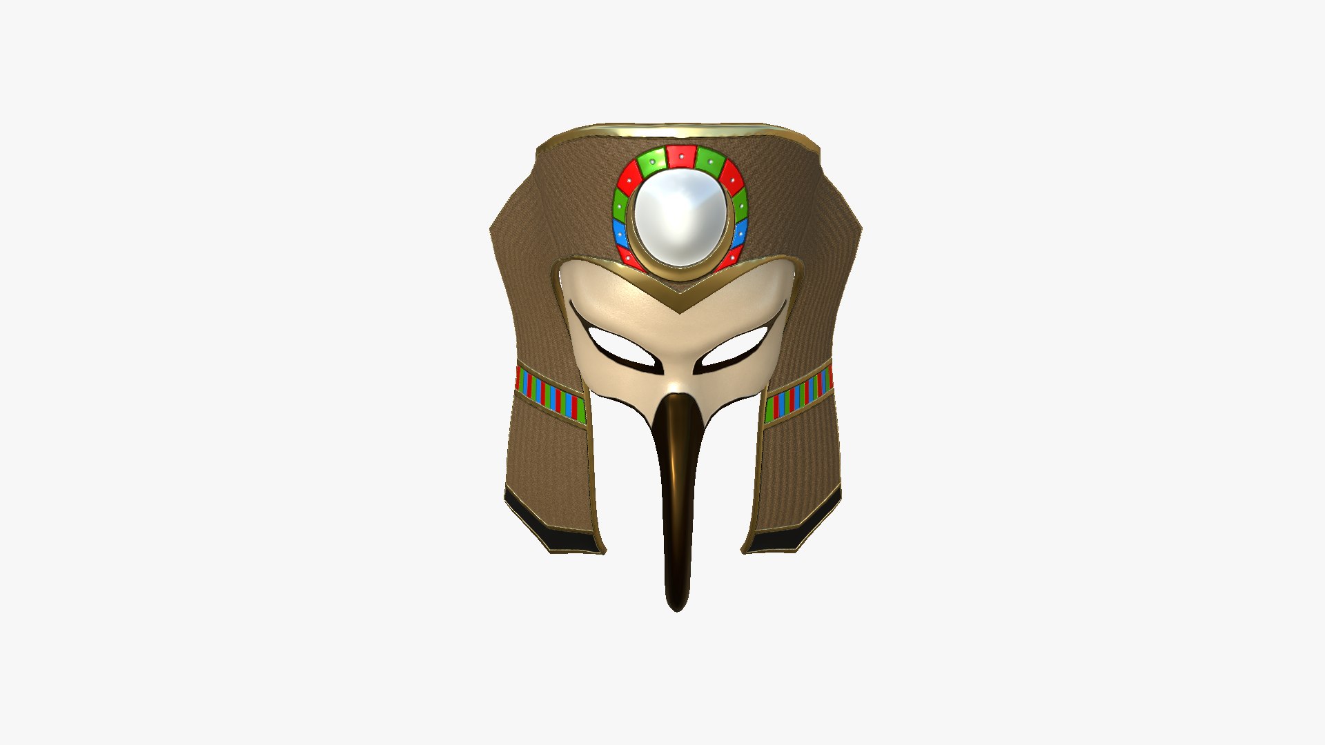 Thoth Mask A05 - Egyptian Gods Character Clothing 3D Model - TurboSquid ...