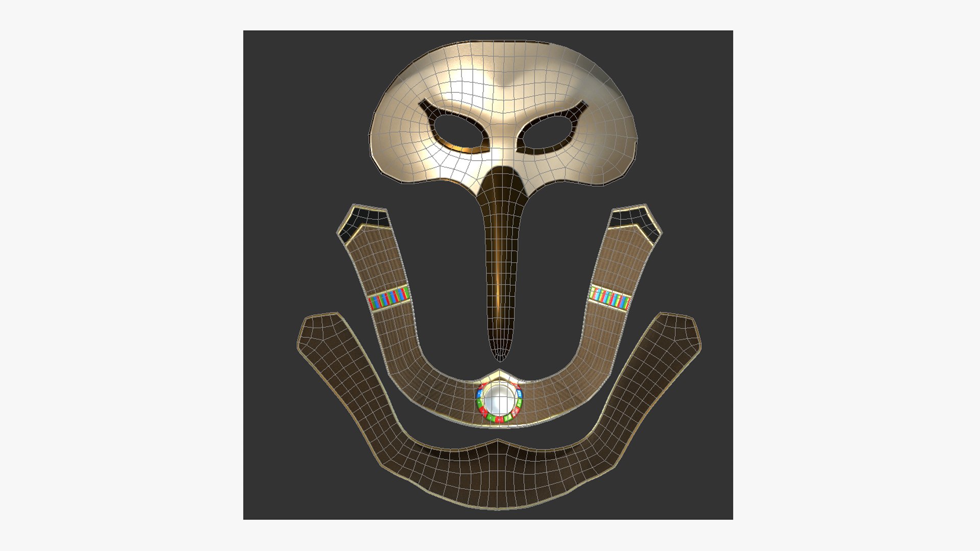 Thoth Mask A05 - Egyptian Gods Character Clothing 3D Model - TurboSquid ...