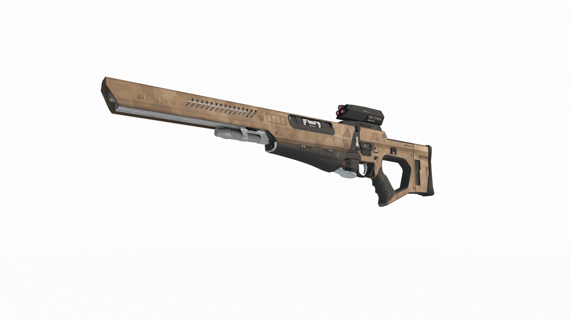 Future Sci-fi Laser Sniper Rifle 3D Model - TurboSquid 2349781