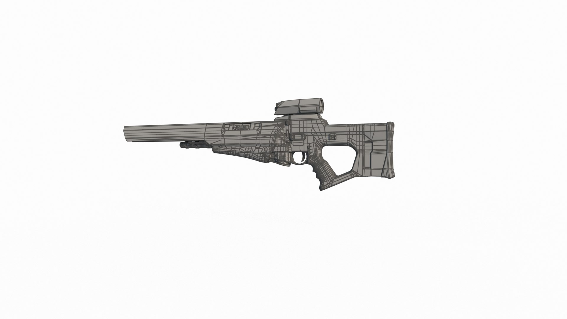 Future Sci-fi Laser Sniper Rifle 3D Model - TurboSquid 2349781