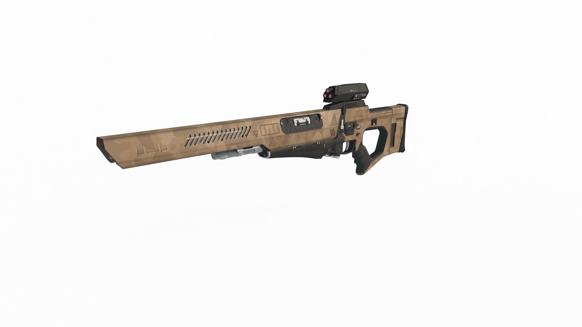 Future Sci-fi Laser Sniper Rifle 3D Model - TurboSquid 2349781