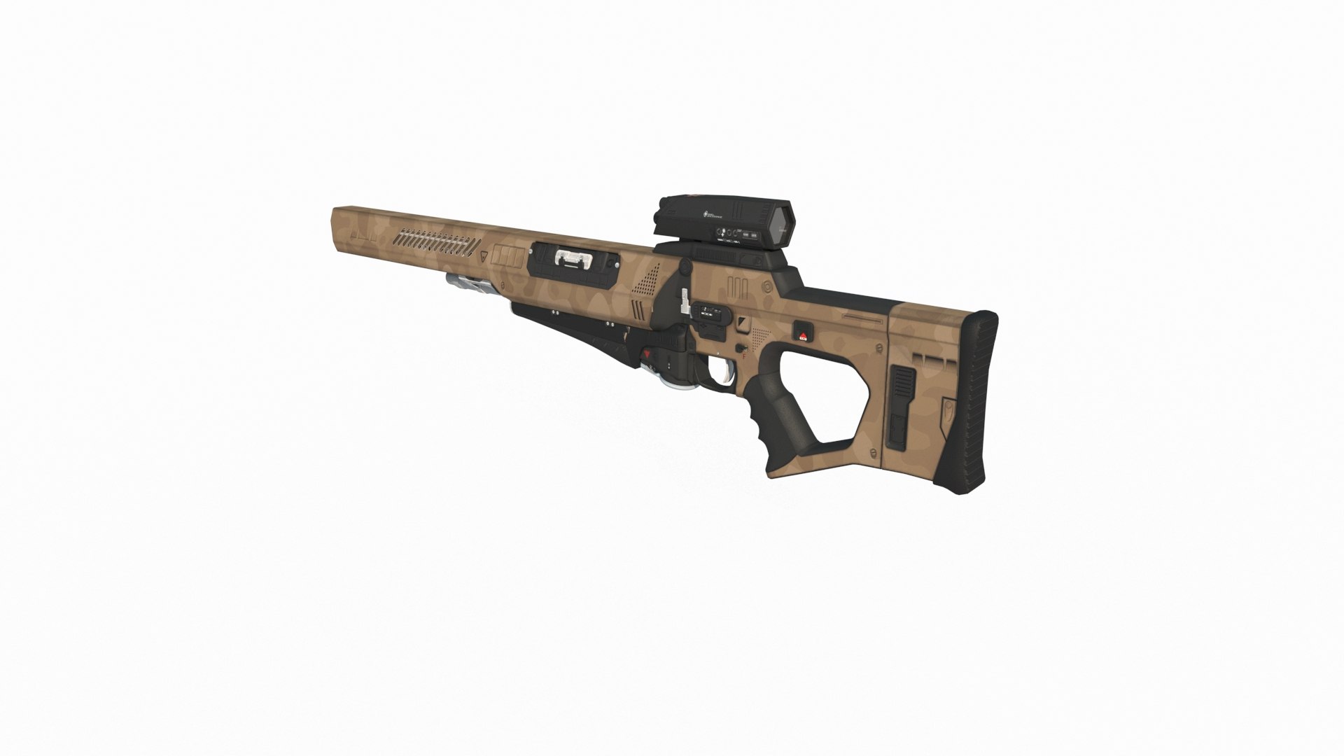 Future Sci-fi Laser Sniper Rifle 3D Model - TurboSquid 2349781