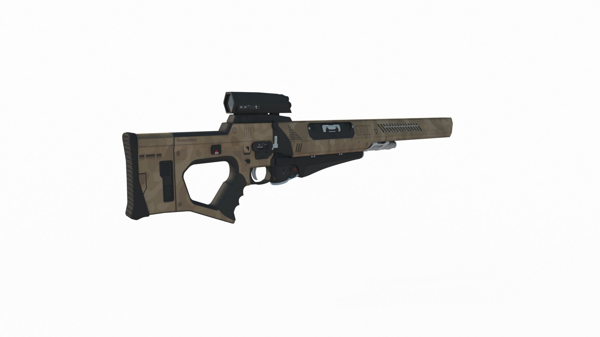 Future Sci-fi Laser Sniper Rifle 3D Model - TurboSquid 2349781