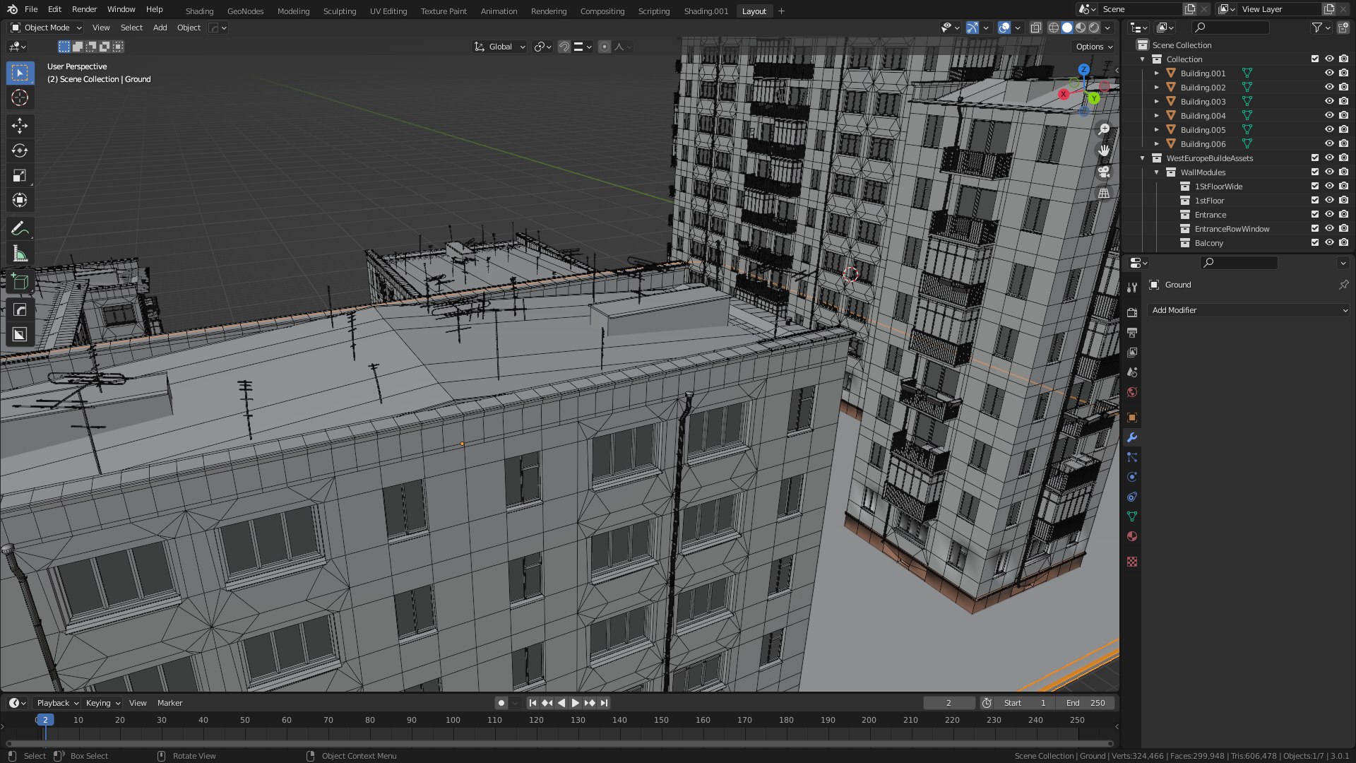 3D Buildings City - 6 Models Collection Model - TurboSquid 1861025