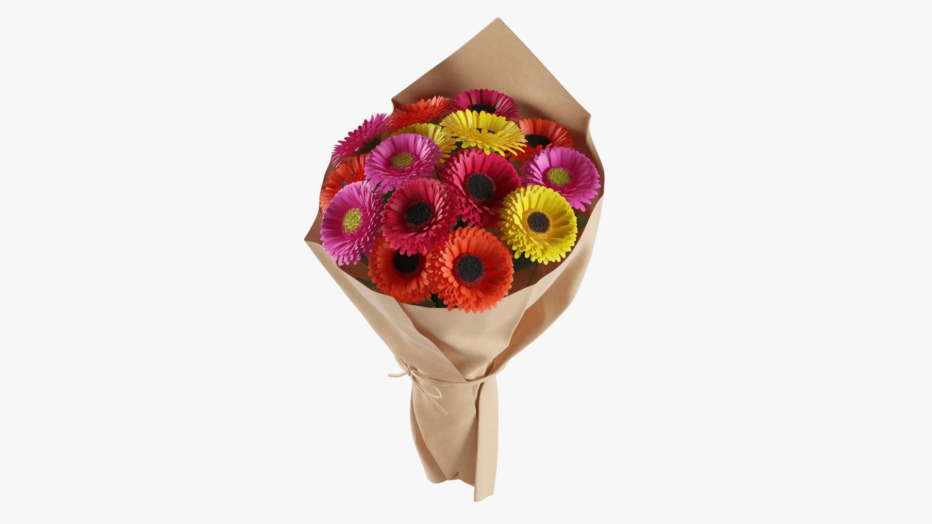 Gerbera Bouquets Set 3D Model - TurboSquid 2444723