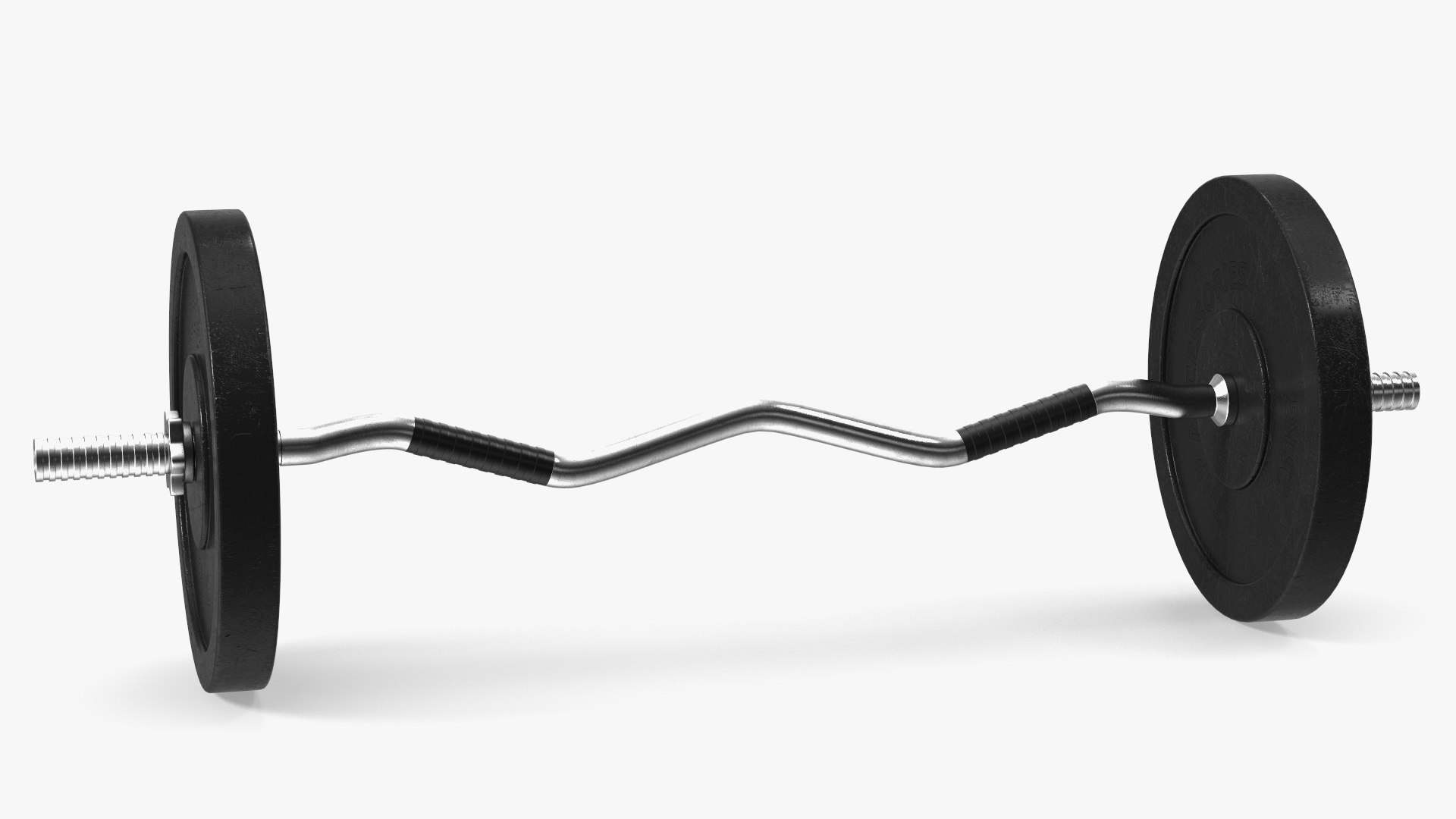 Curved Barbell 3D Model - TurboSquid 2266941