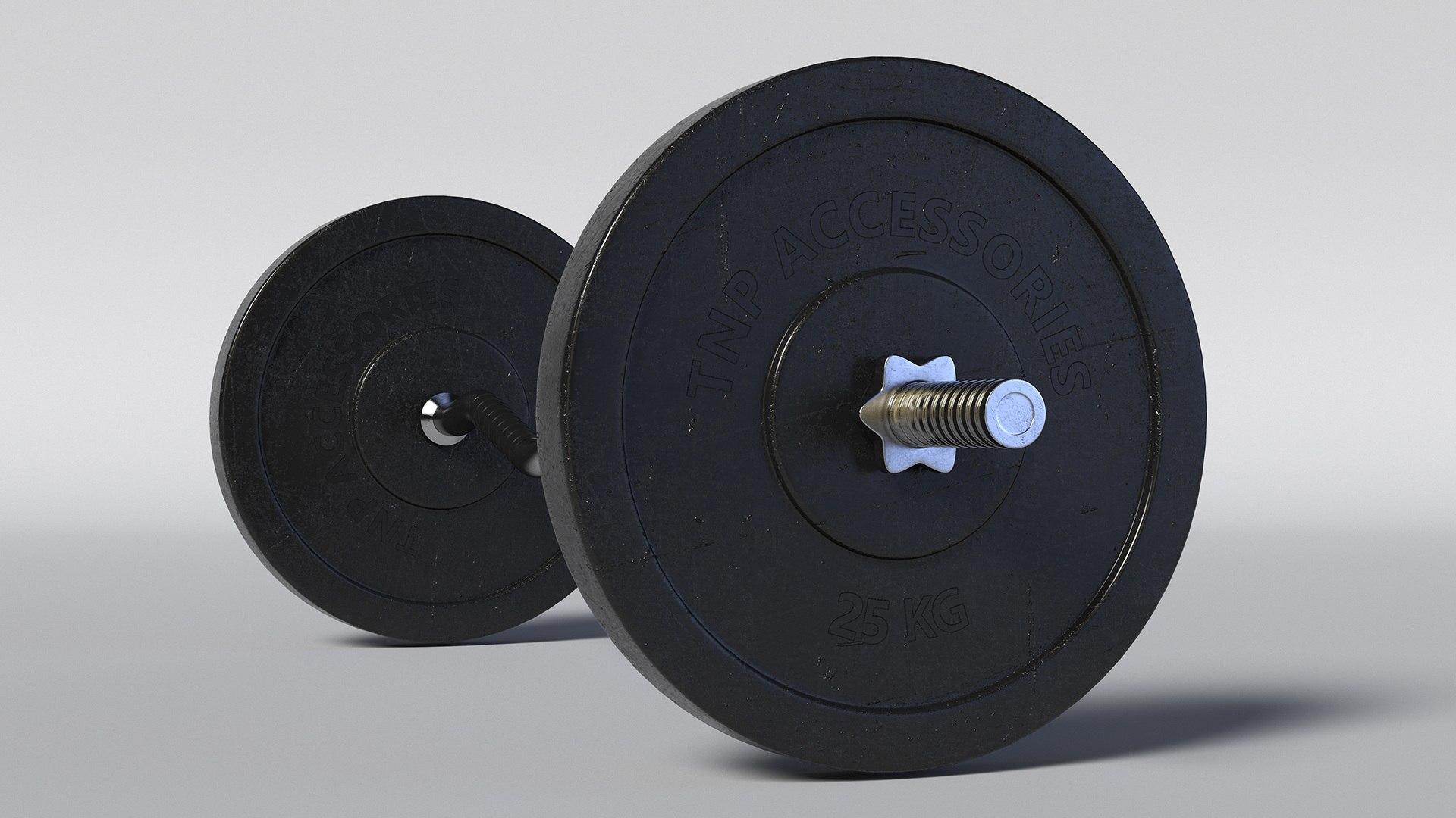 Curved Barbell 3D Model - TurboSquid 2266941