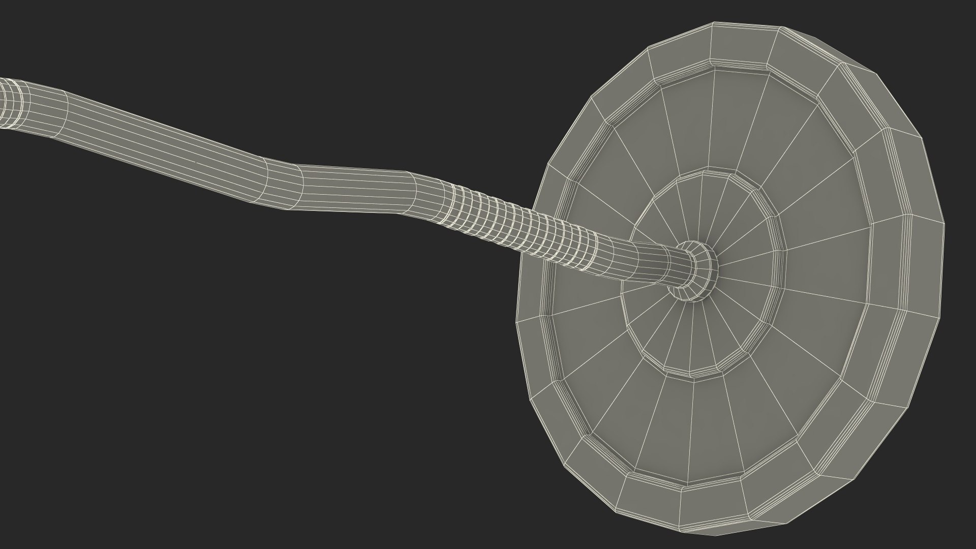 Curved Barbell 3D Model - TurboSquid 2266941