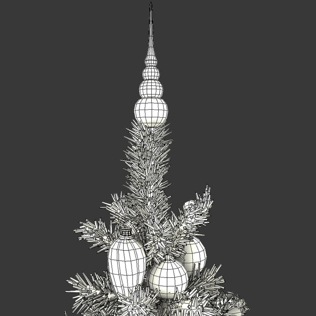 christmas trees v2 3d model