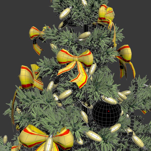 christmas trees v2 3d model