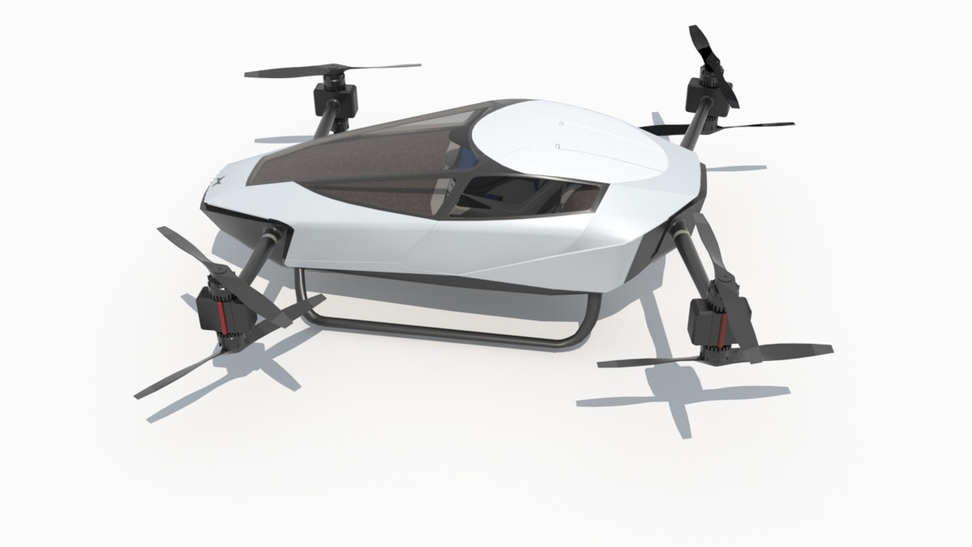 Evtol Flying Car Xpeng Traveler X2 3D Model - TurboSquid 2420282