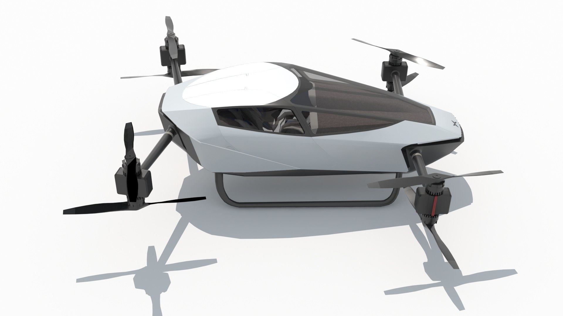 Evtol Flying Car Xpeng Traveler X2 3D Model - TurboSquid 2420282