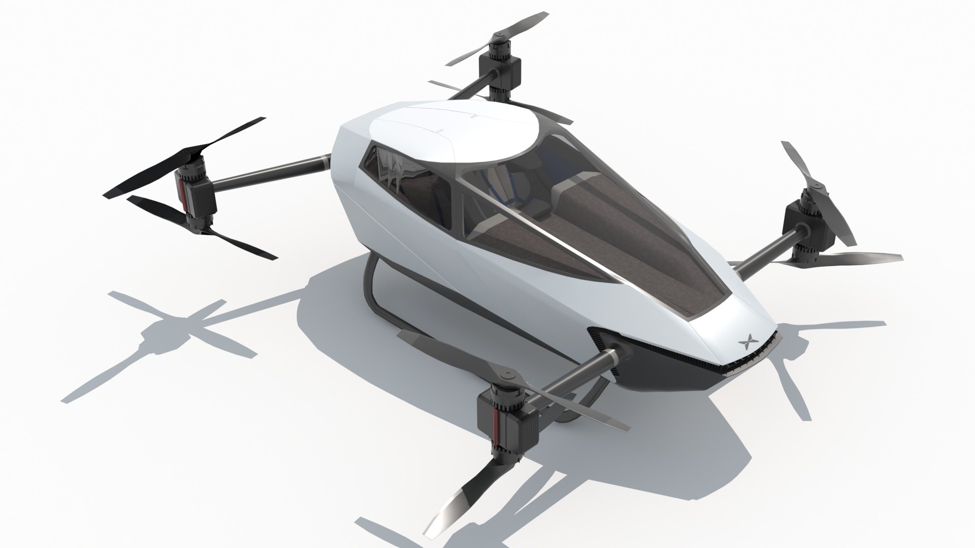 Evtol Flying Car Xpeng Traveler X2 3D Model - TurboSquid 2420282