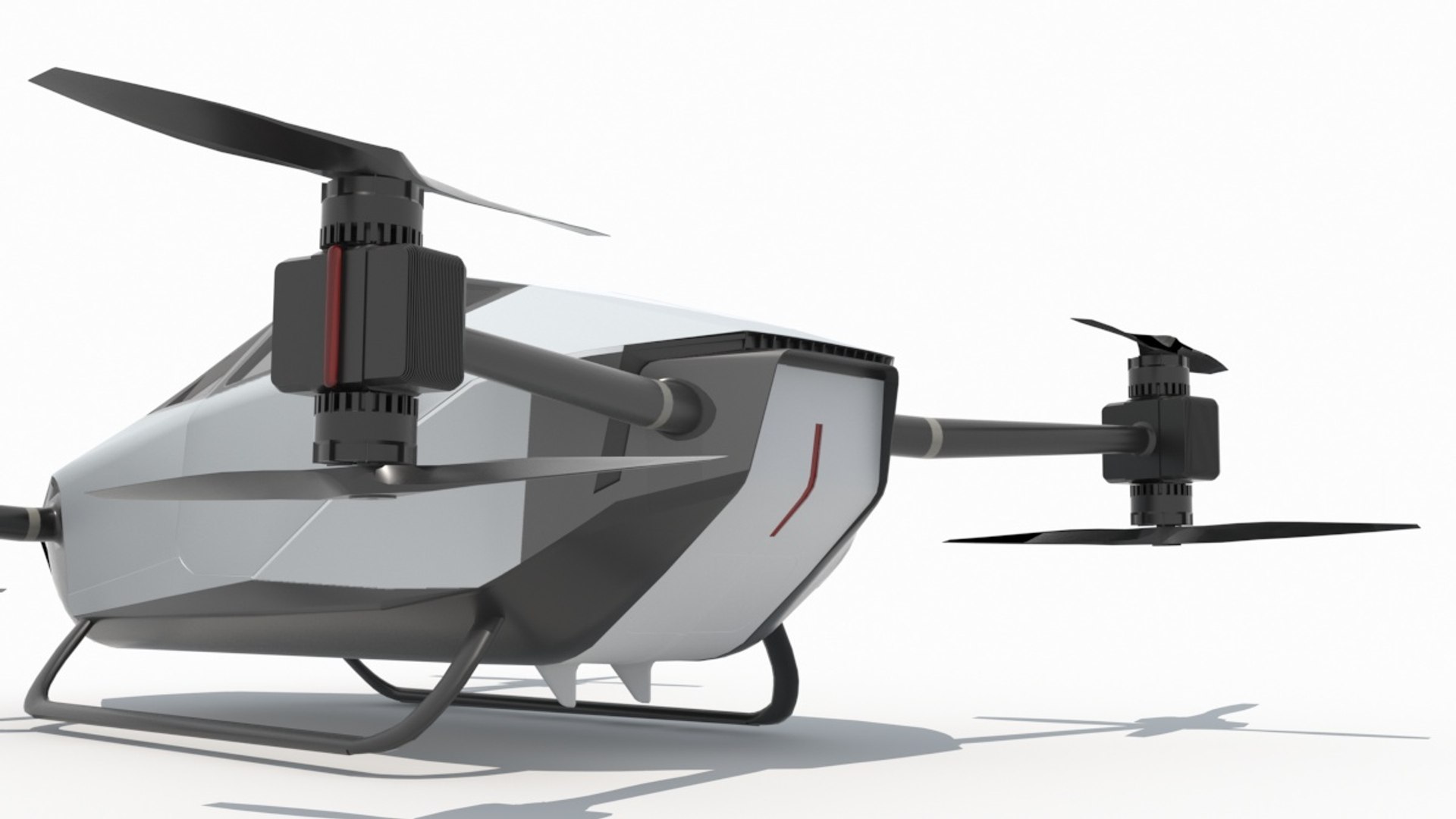Evtol Flying Car Xpeng Traveler X2 3D Model - TurboSquid 2420282