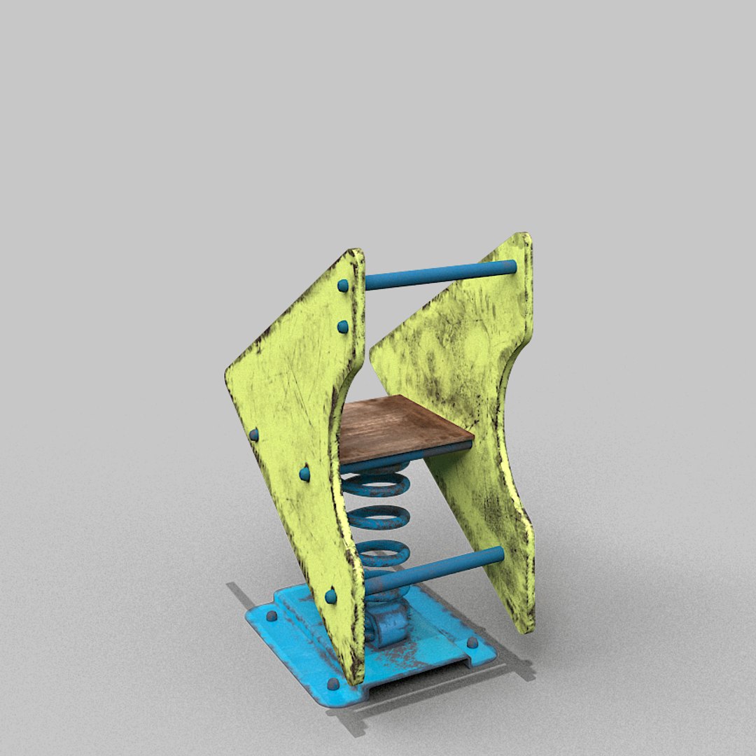 Old Spring Rider 3D Model - TurboSquid 1361687