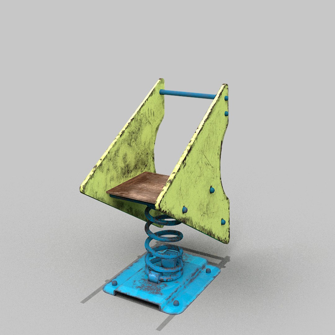 Old Spring Rider 3D Model - TurboSquid 1361687