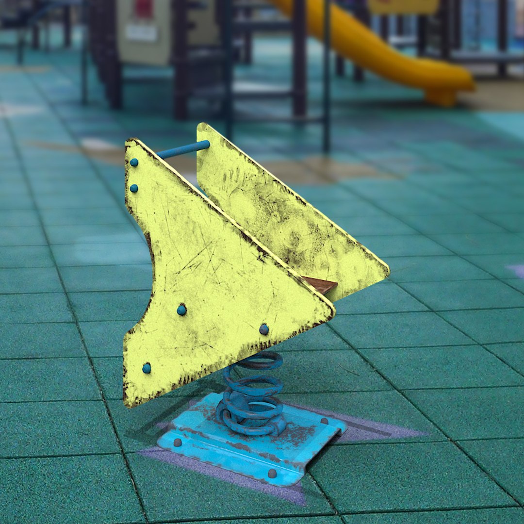 Old Spring Rider 3D Model - TurboSquid 1361687