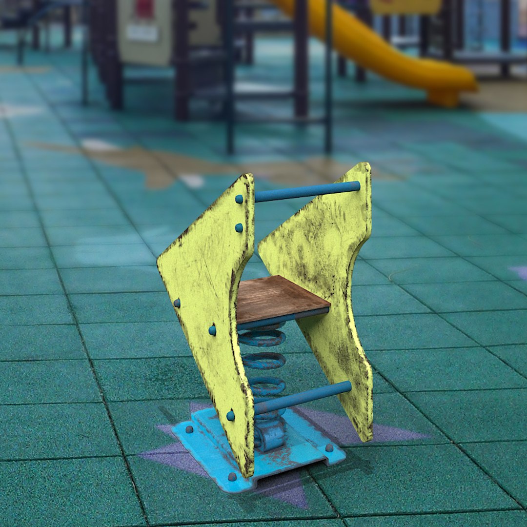 Old Spring Rider 3D Model - TurboSquid 1361687