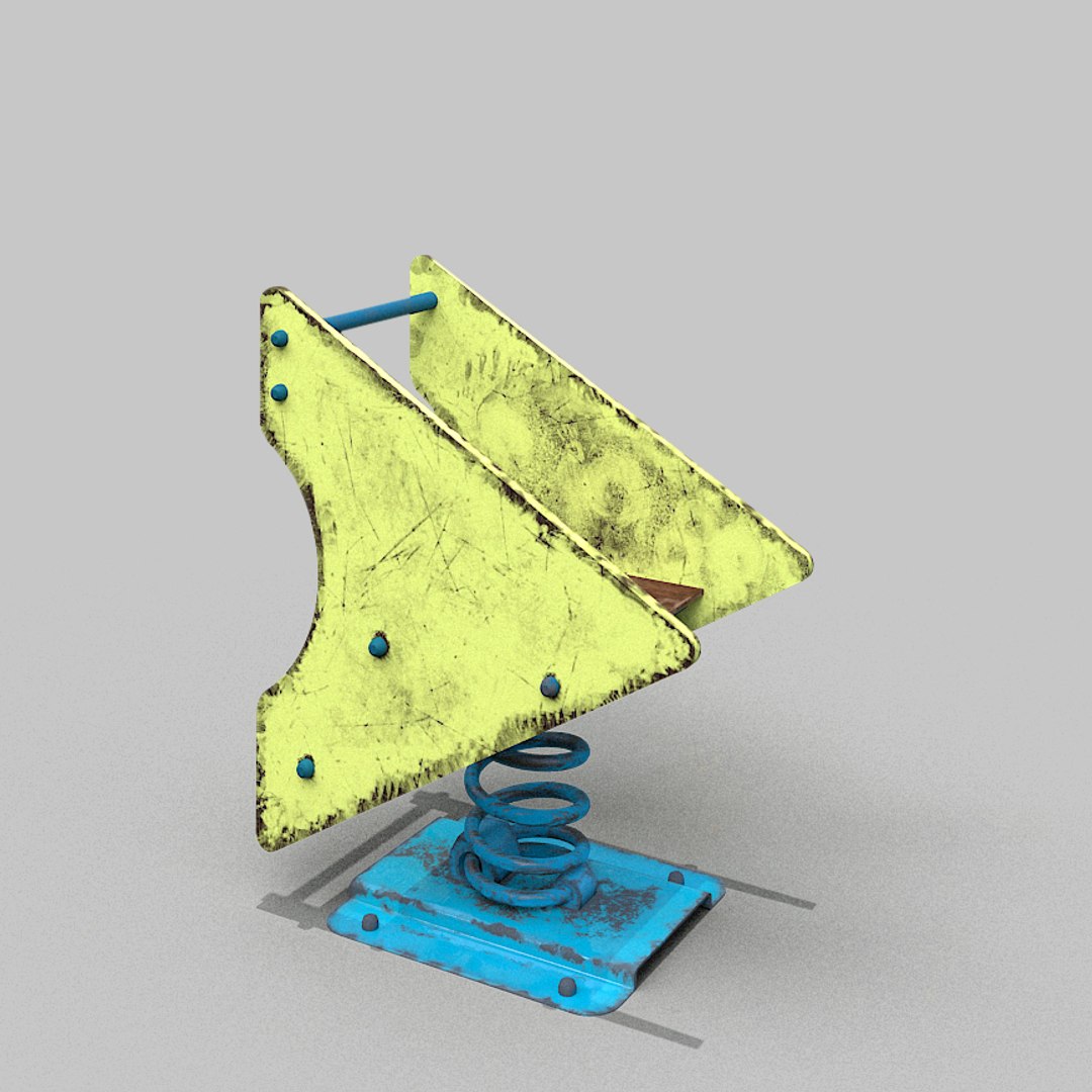 Old Spring Rider 3D Model - TurboSquid 1361687