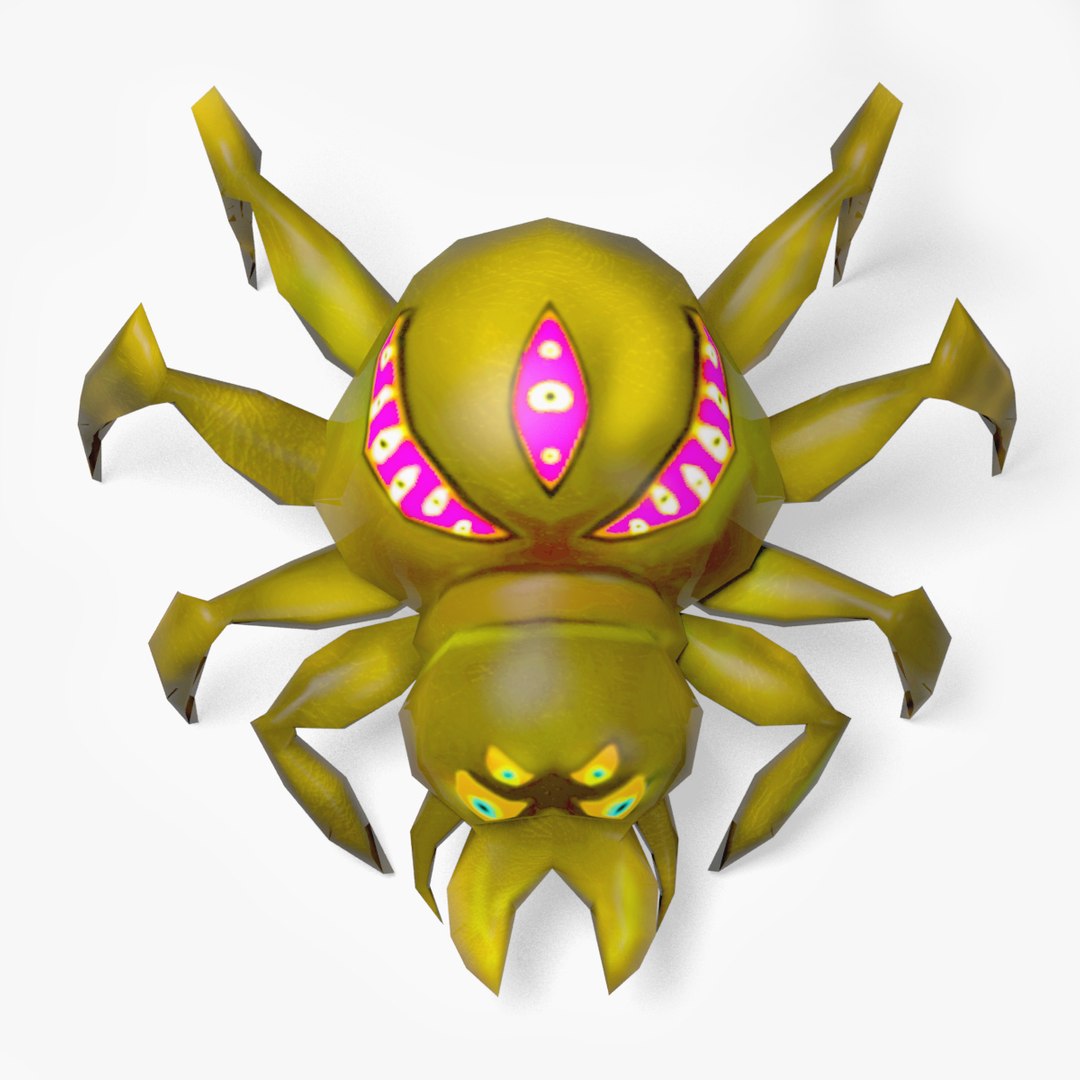Spider 3d Obj