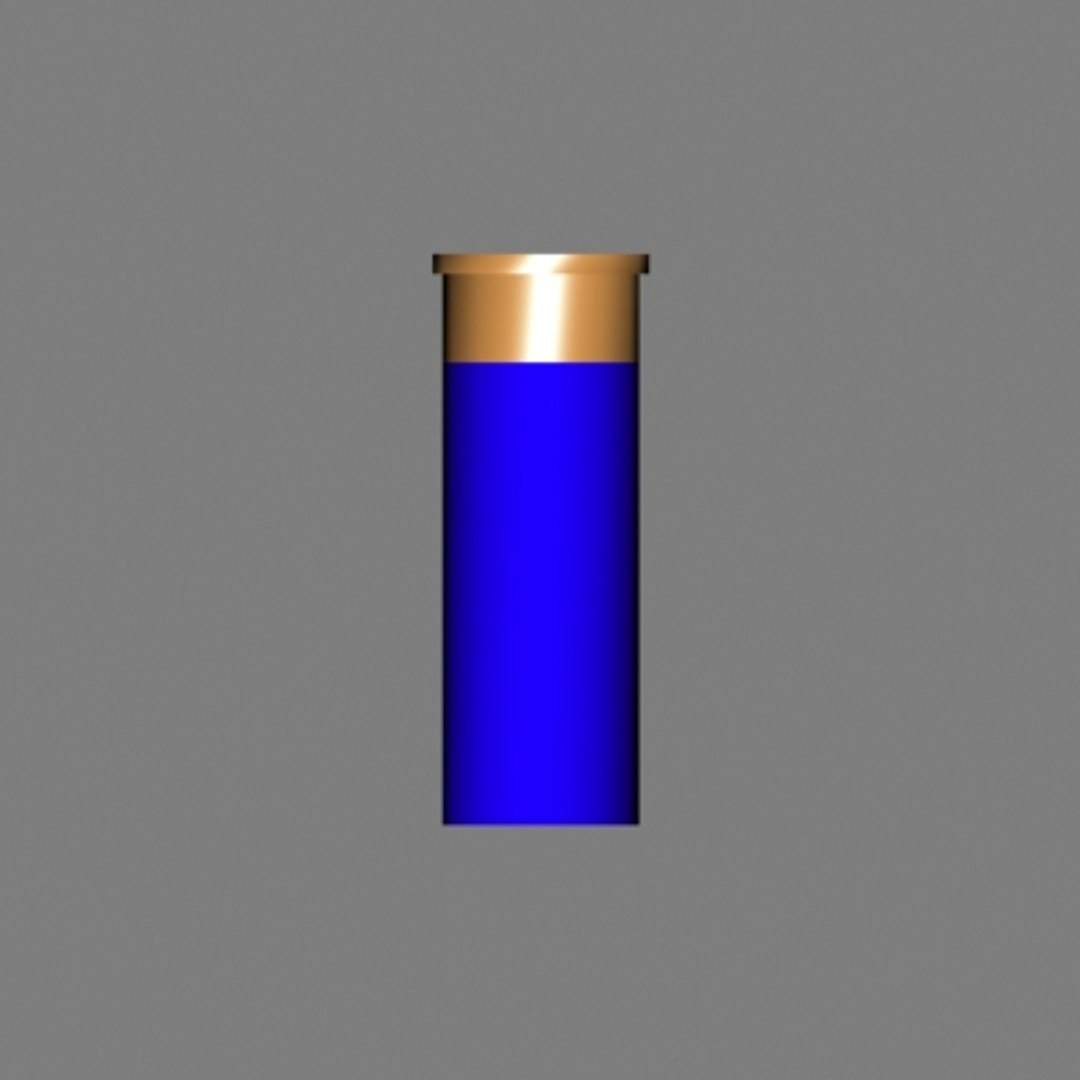 Shotgun Shell 3d Model