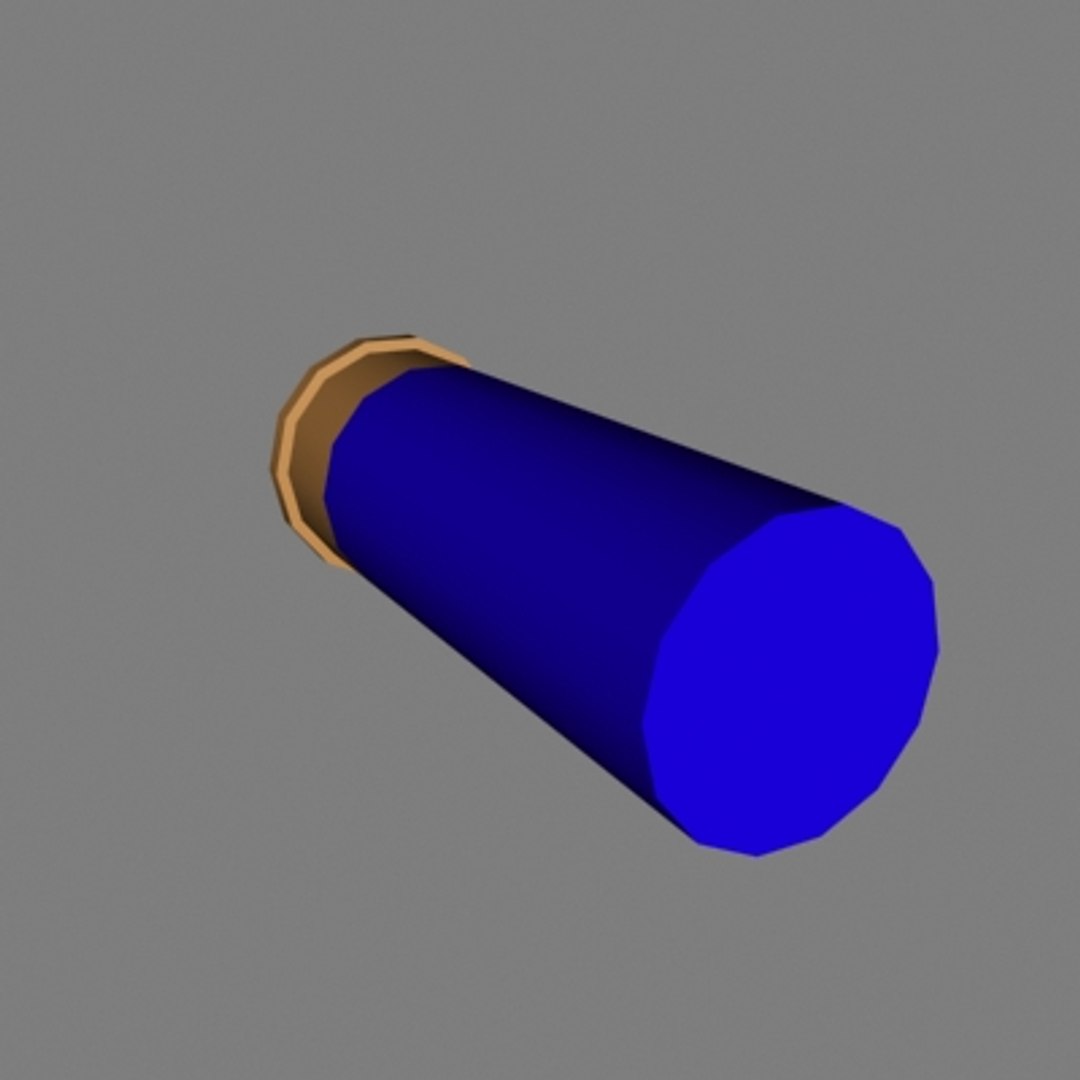 Shotgun Shell 3d Model