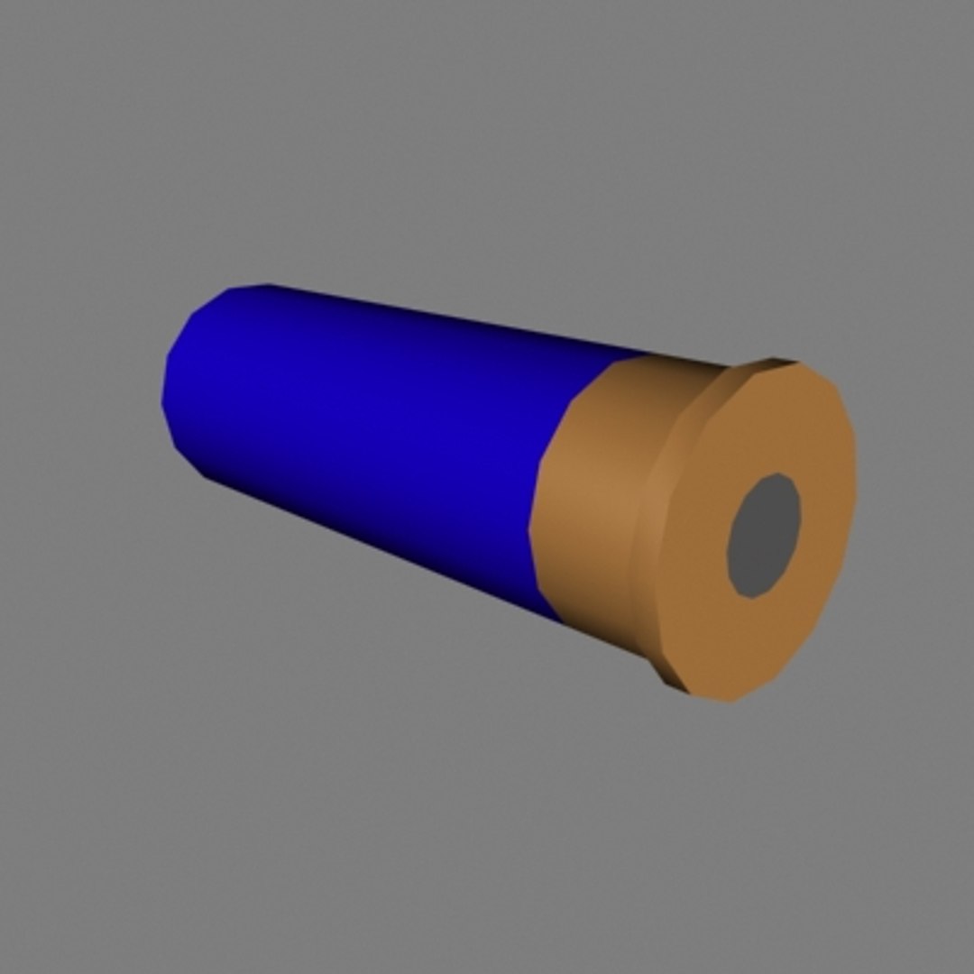 Shotgun Shell 3d Model
