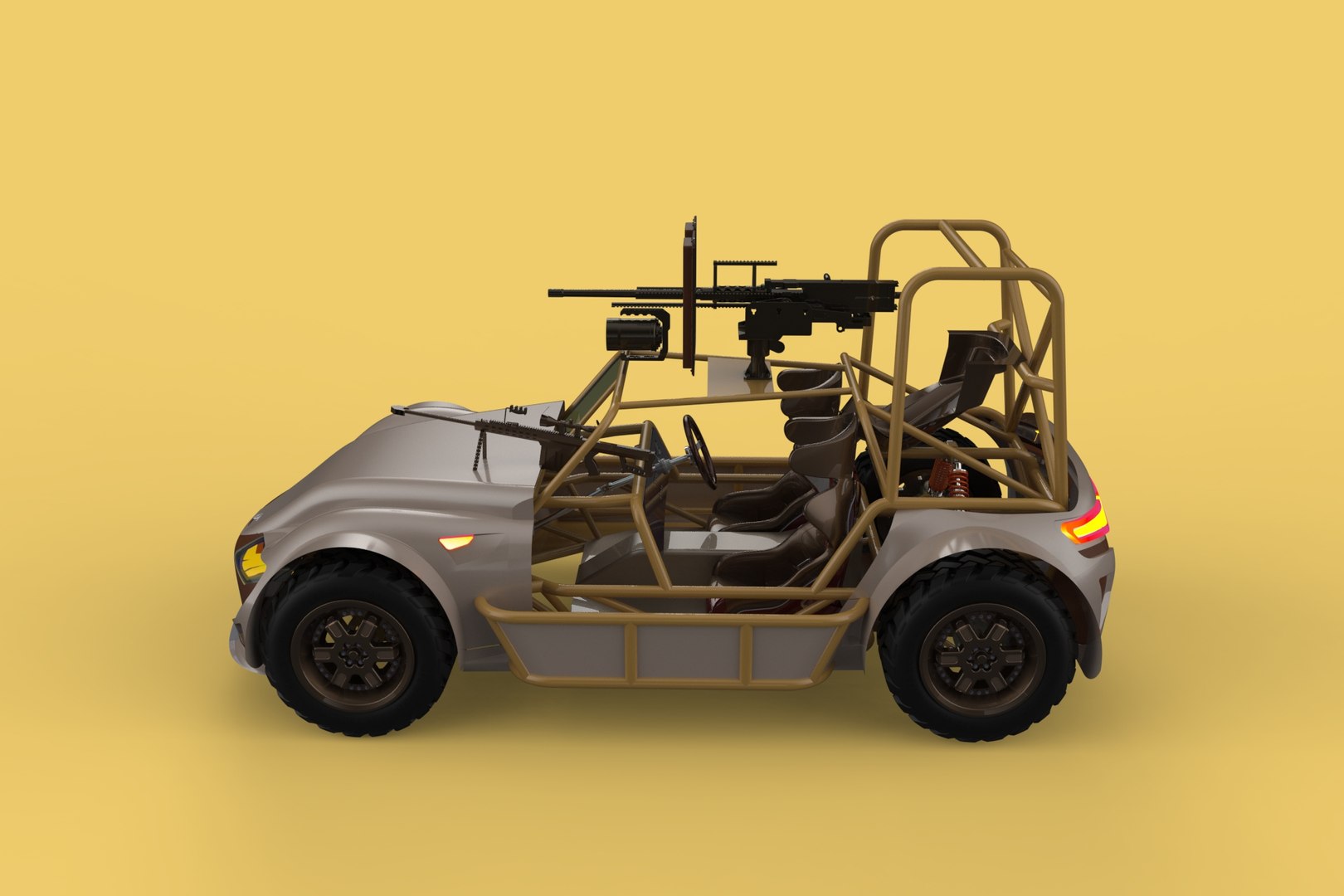 DESERT PATROL VEHICLE MILITARY DPV DUNE BUGGY Model - TurboSquid 2210841