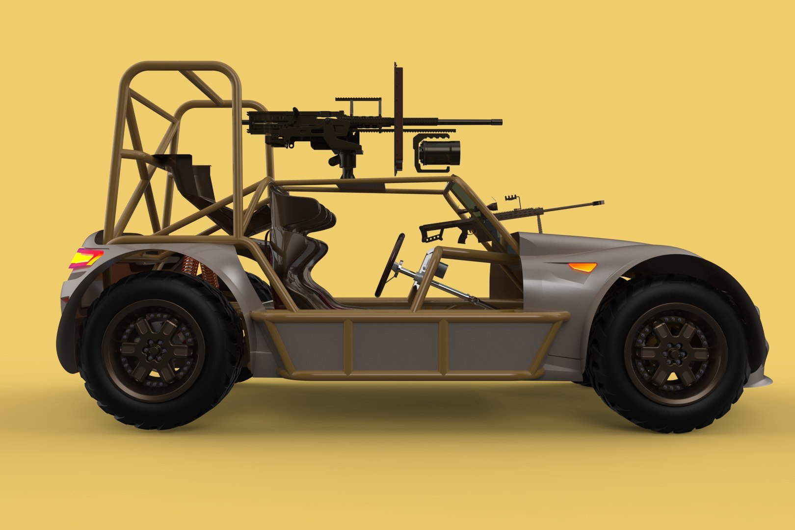DESERT PATROL VEHICLE MILITARY DPV DUNE BUGGY Model - TurboSquid 2210841