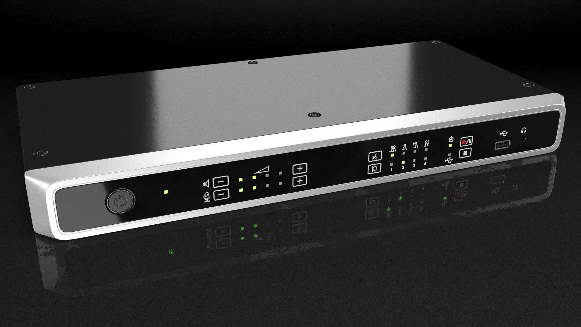 3D Conference System Control Unit model - TurboSquid 1765301