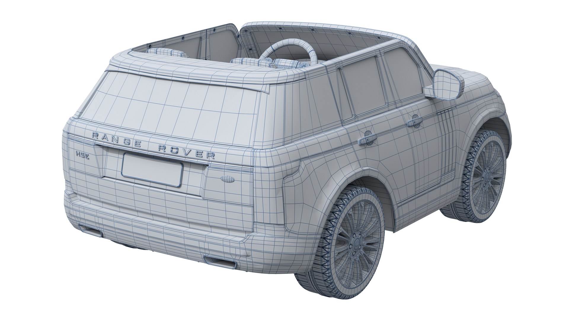 Land Rover Range Rover HSE Electrical Car 3D Model - TurboSquid 2033810