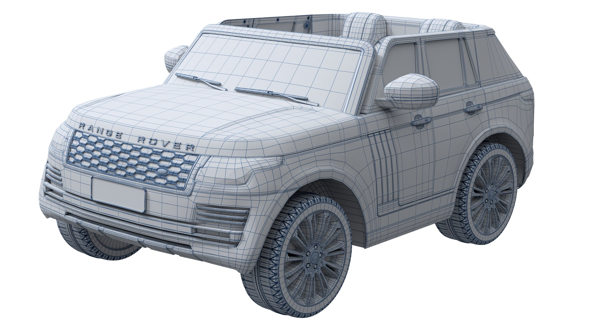 Land Rover Range Rover HSE Electrical Car 3D Model - TurboSquid 2033810