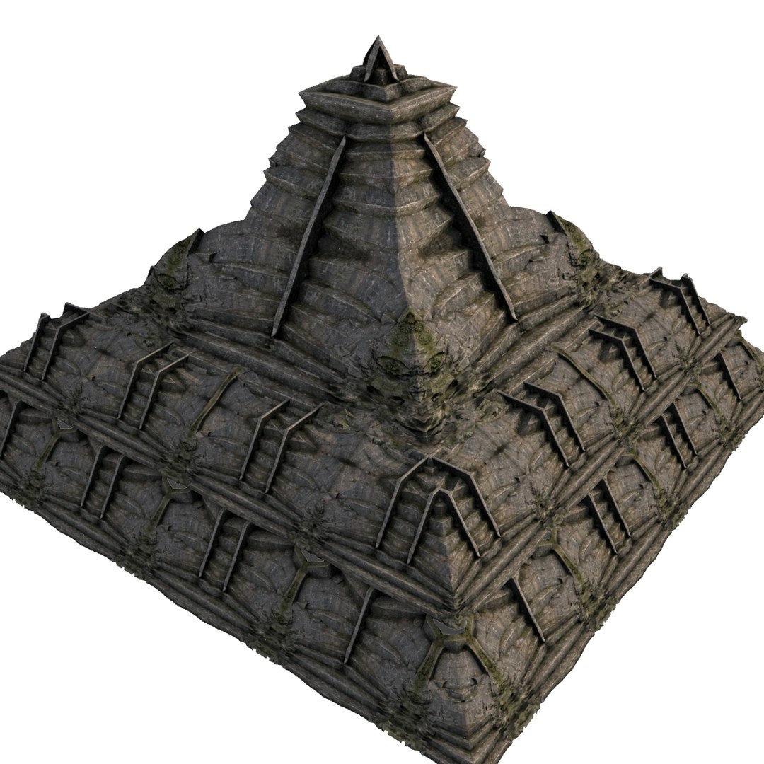 Pyramid Temple 01 02 3D Model - TurboSquid 1727181