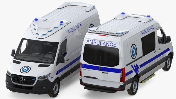 Mercedes benz sprinter ambulance 3D model - TurboSquid 1462858