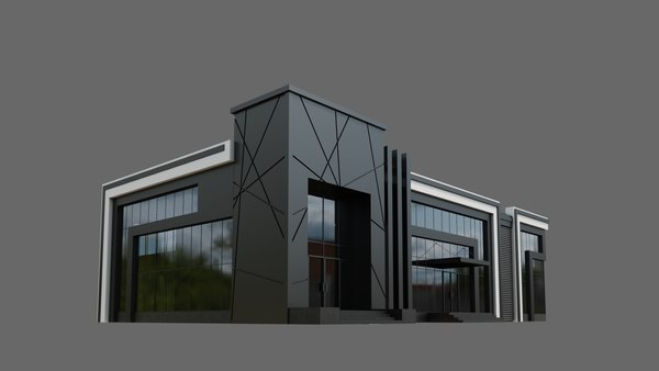 3D Office Building model - TurboSquid 2029046