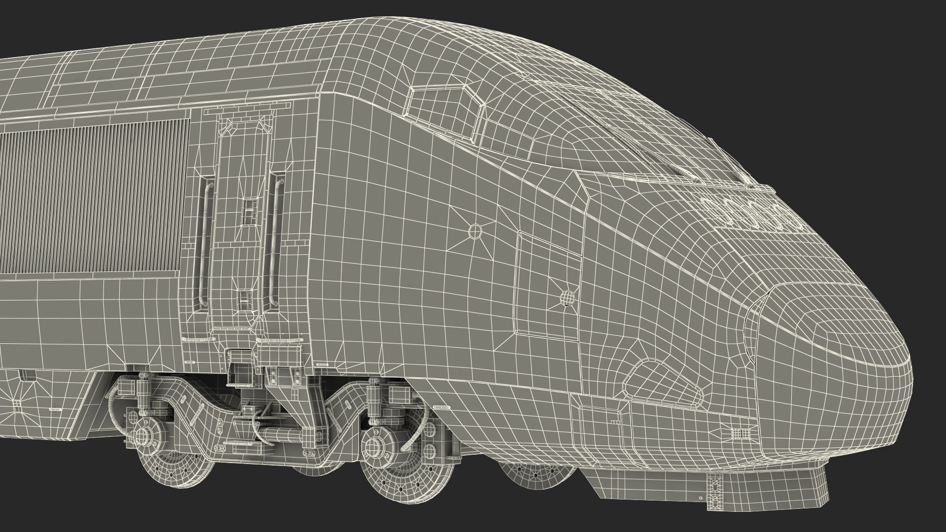 3D amtrak acela express locomotive - TurboSquid 1447335