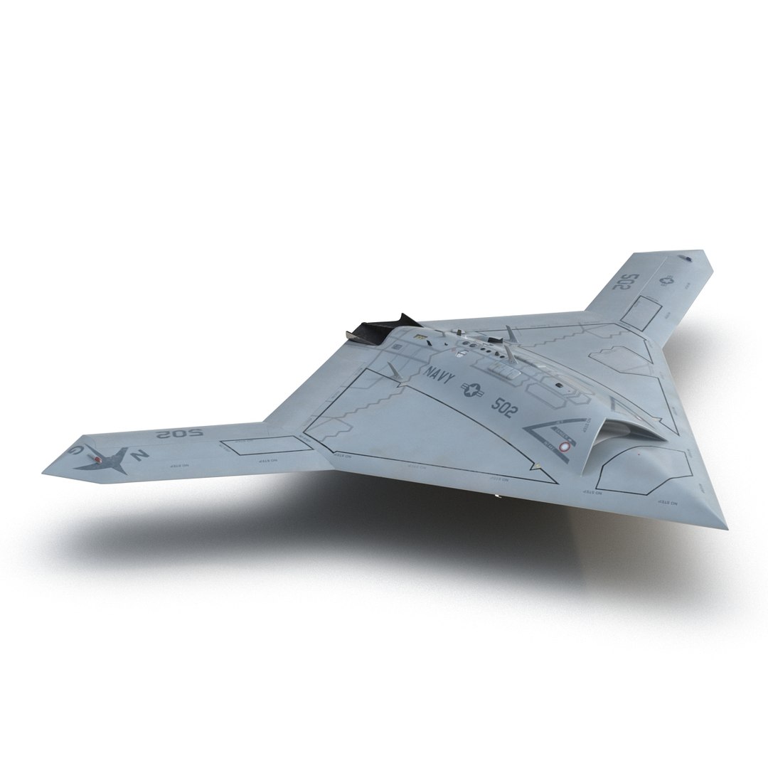 3d northrop grumman uav 2