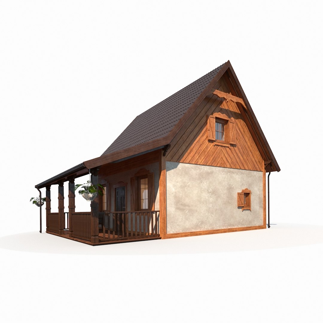 Summer House Model - TurboSquid 1220261
