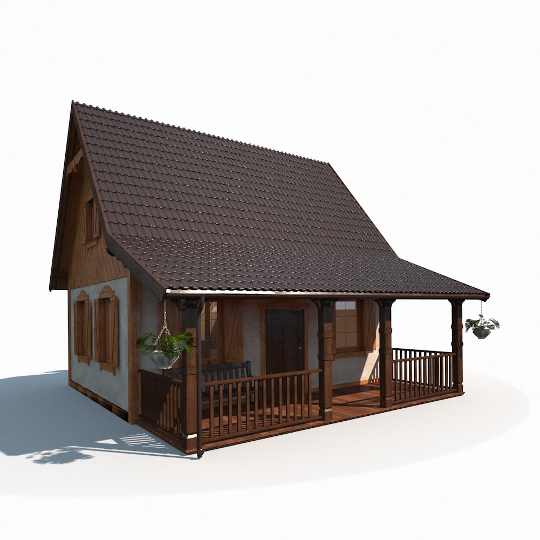 Summer House Model - TurboSquid 1220261