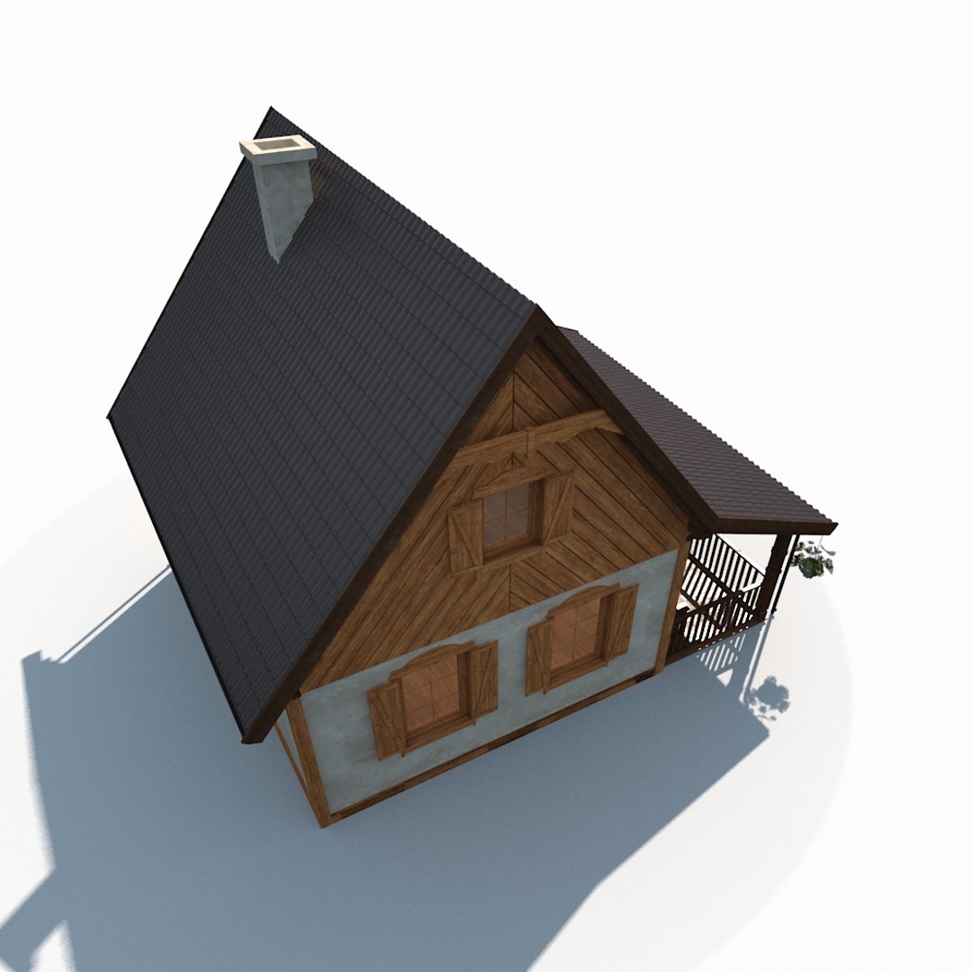 Summer House Model - TurboSquid 1220261